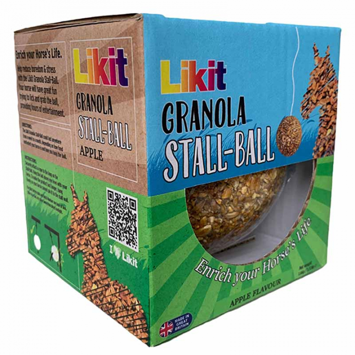 Likit Stable Ball Granola Apple 1,6kg → Equinest
