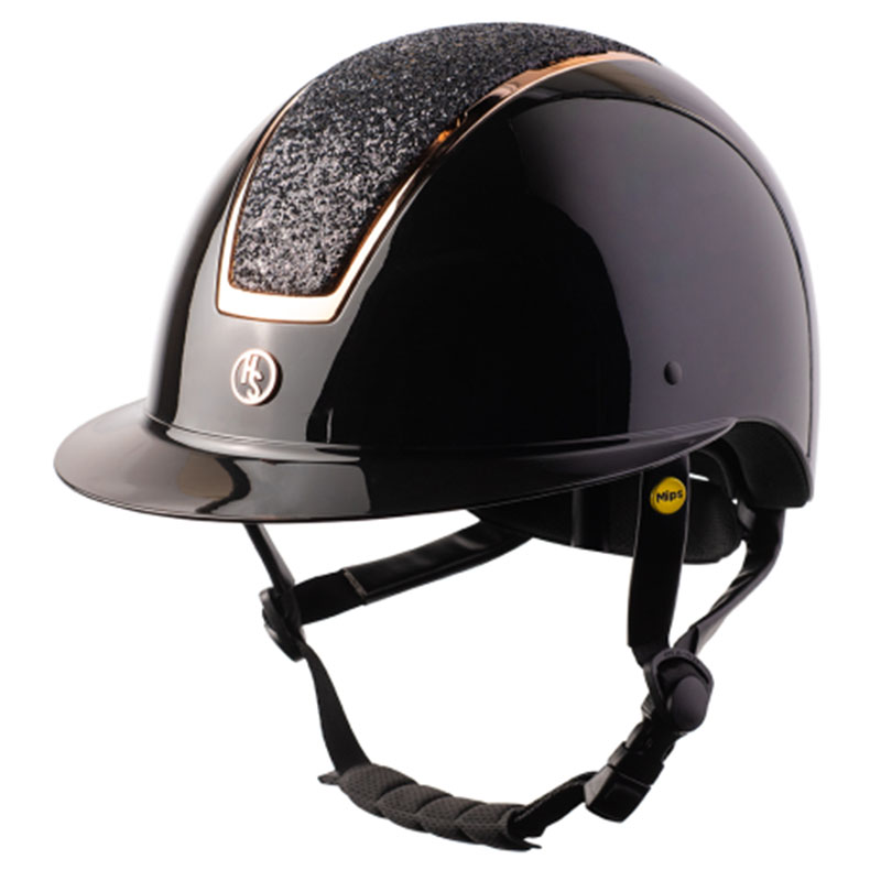 Hansbo Sport Riding Helmet HS MIPS Vision Chrome 0Black/Rose Gold → ...