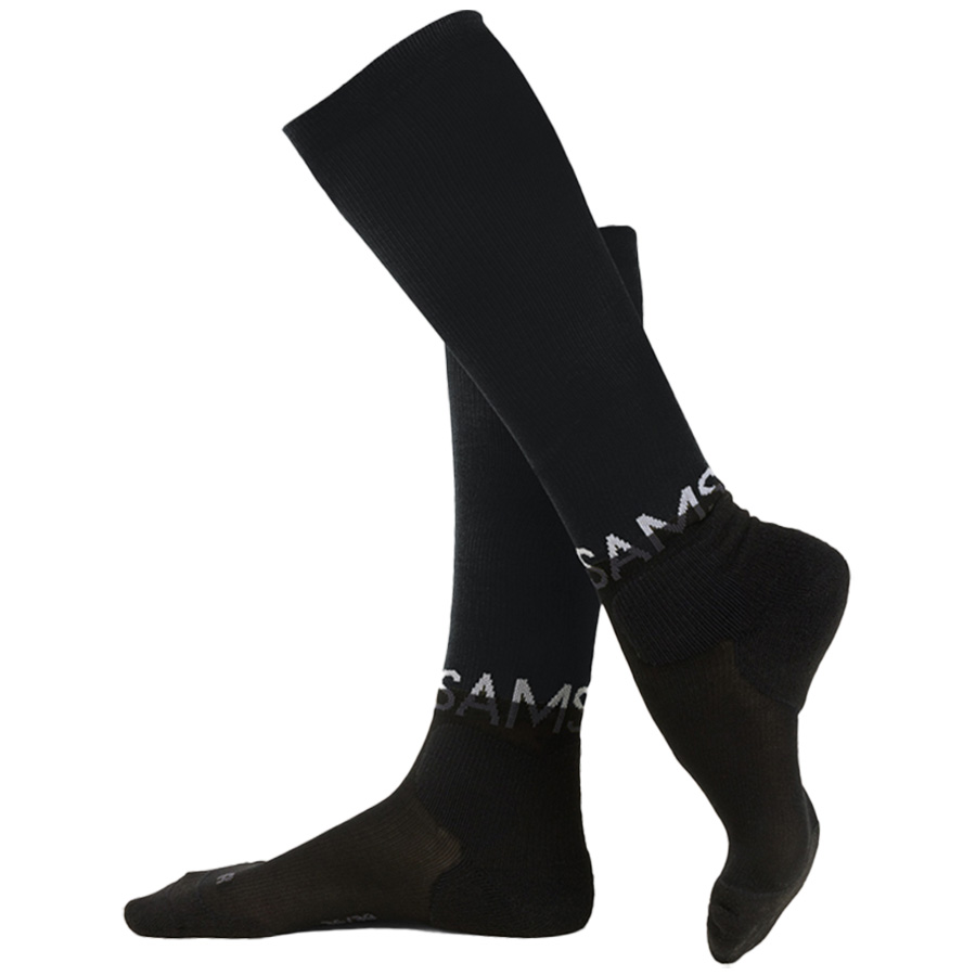 Samshield Riding Socks Balzane Sport Coolmax Black → Equinest